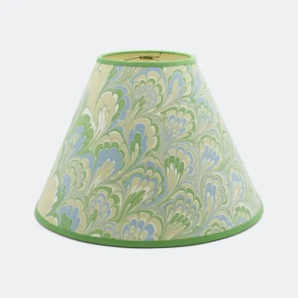 INNER CHILD Empire Lampshade - Seaglass Peacock - 16"